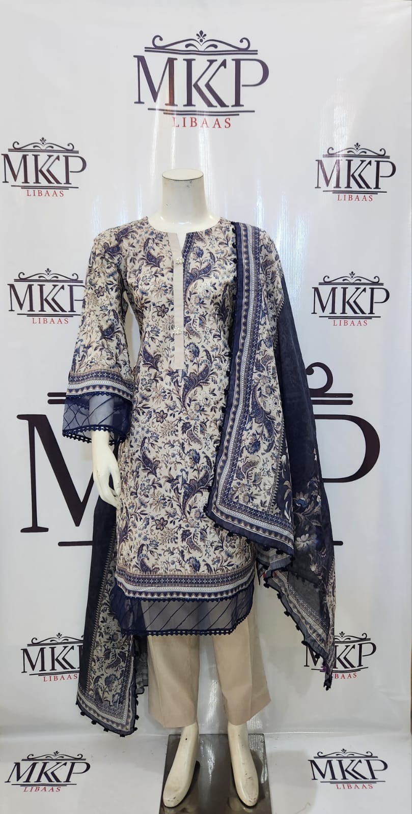 SC-PL28 - Printed Lawn – MKP Libaas